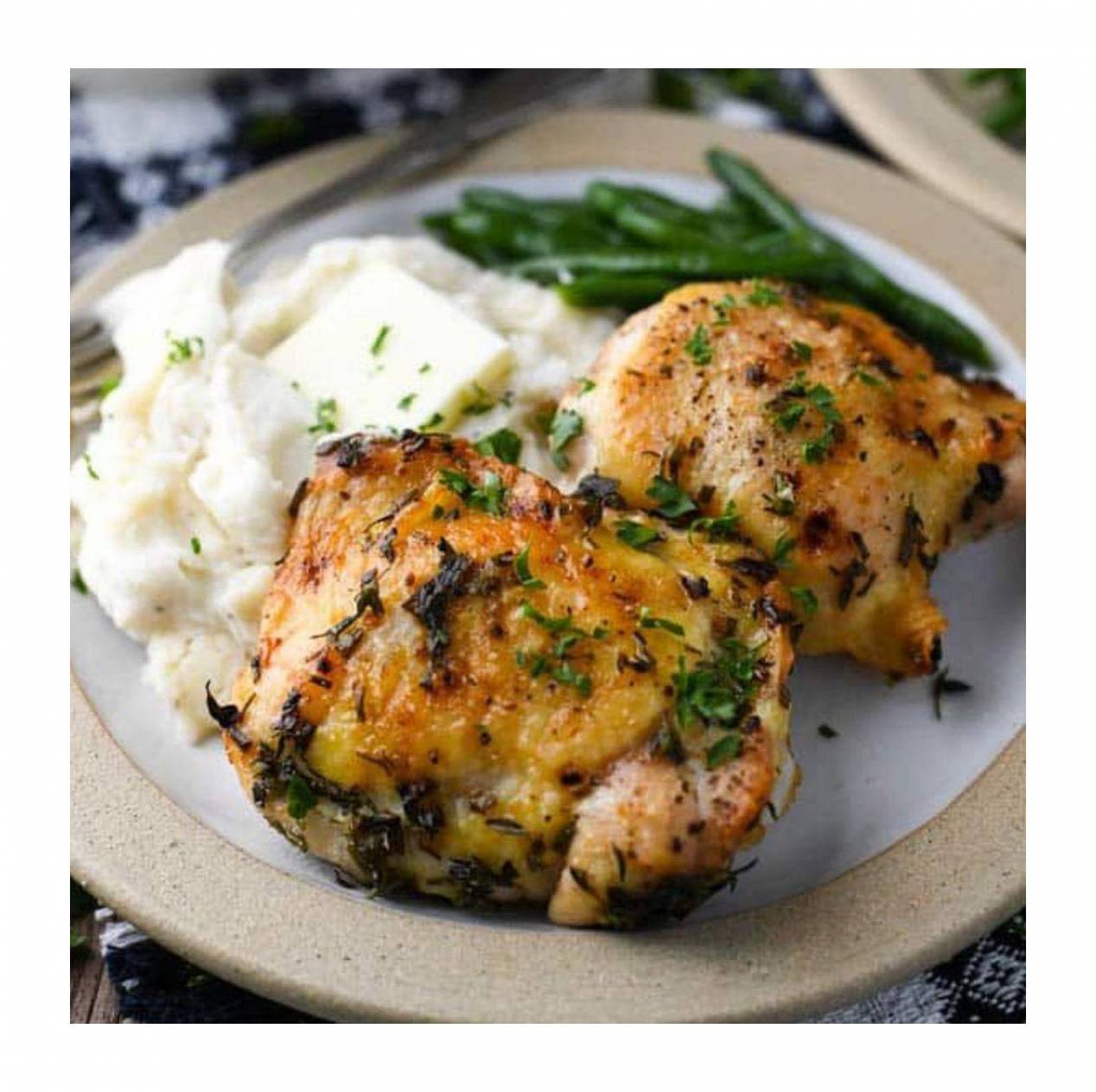 Ken Ken Marinated Chicken Leg Meat (Boneless) - Original (Frozen)