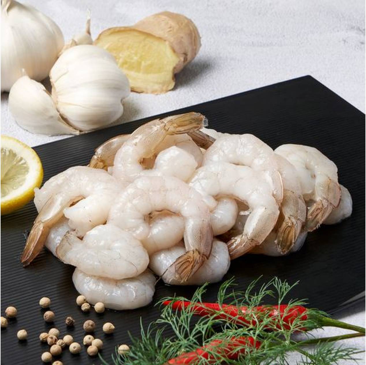Ken Ken PDTO Vannamei Tail On Prawn Meat (41/50) - Frozen