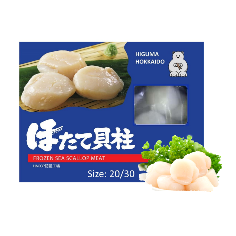 Ken Ken Hokkaido Scallop Meat 20 30 L Frozen Ken Ken Hokkaido Scallop Meat 20 30 L Frozen